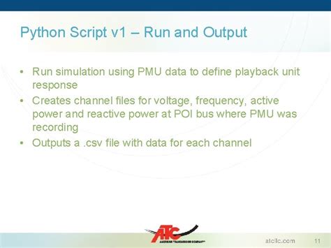 PSSE Playback Model Validation With PMU Data Damien