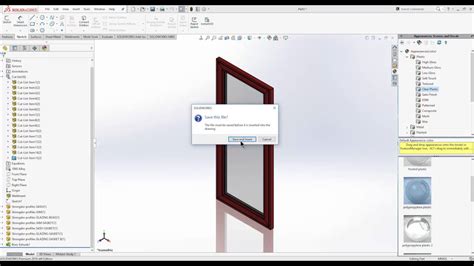 Architectural Window And Door Systems In Solidworks Youtube