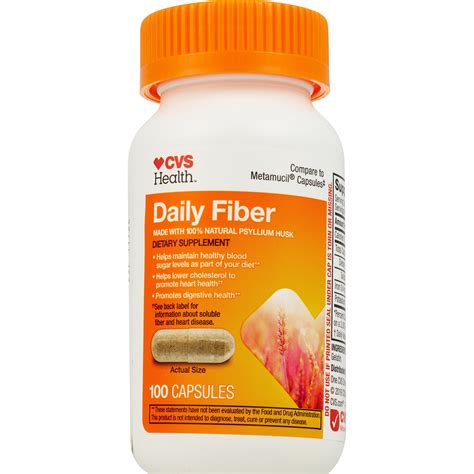 Cvs Health Natural Daily Fiber Capsules