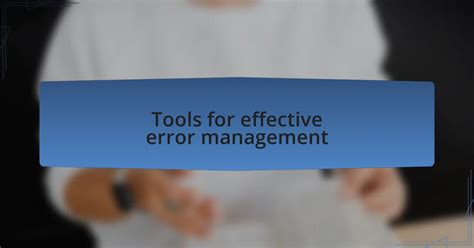 What Works For Me In Error Handling Ui • Panasonic Electric