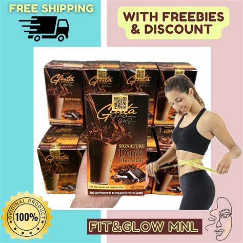 Gluta Lipo Dark Chocolate Authentic With Qr Code Lazada Ph