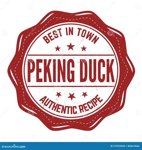 Peking Duck Vector Illustration 266945996