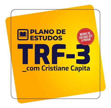 Plano De Estudos Para O Trf 3