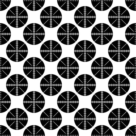 Sight Sniper Pattern Seamless Vector 15880655 Vector Art At Vecteezy