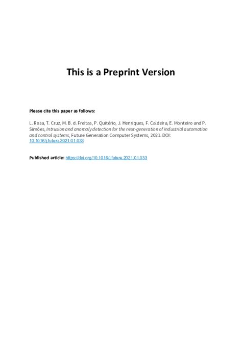 pdf intrusion and anomaly detection for the next generation of
