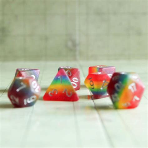 Dnd Pride Flag Dice Dnd Dice