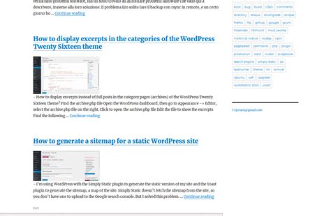 Excerpts And Thumbnails On The Homepage With Wordpress Just Think