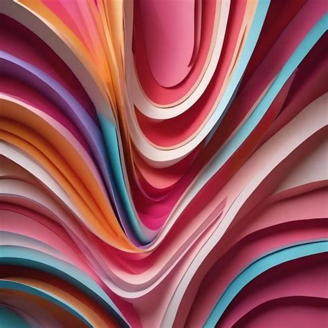 Premium Ai Image 3d Rendering Multilayer Paper Cut Illustration