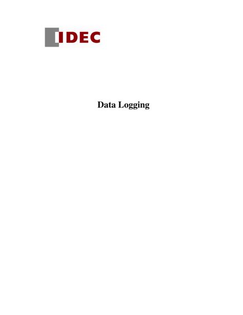Data Logging