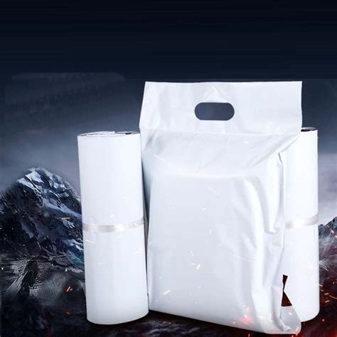 Poly Mailers With Handle Self Seal Adhesive Express Shipping Bags Courier Mailing Plastic