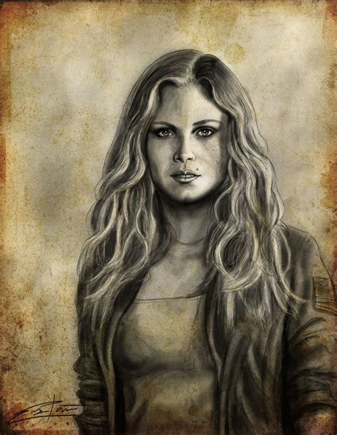 Clarke Griffin By Emily Poppleton Art The 100 The 100 Clexa Clarke