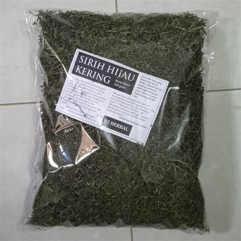 Daun Sirih Hijau Kering 100 Gram Lazada Indonesia