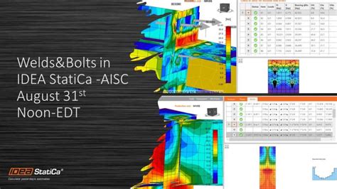 Ram Caddsys On Linkedin Welds And Bolts In Idea Statica Aisc