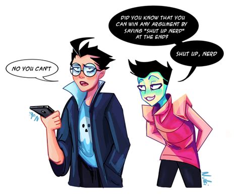 Fanart I Love Their Stupid Dynamic Invaderzim Invader Zim Dib