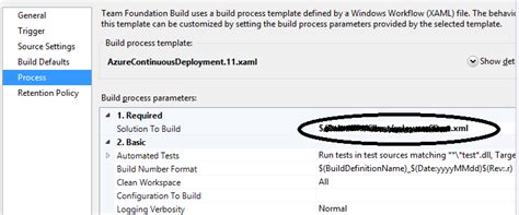 TFS Automated Publish A Folder To Azure Website Stack Overflow