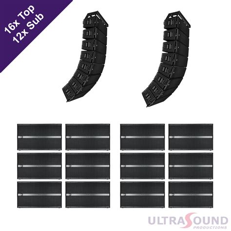 RCF HDL A K Line Array Set X HDL A K X Sub Line Array Sets Huren