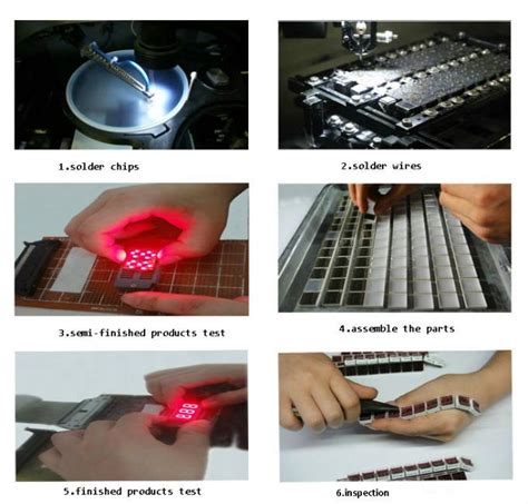 Common Cathode 4 Digit Led 7 Segment Display Rgb Custom Led Display