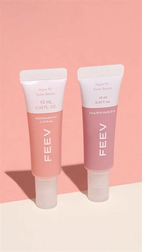 뷰티쁠 Beauty 뷰스페이퍼 두 볼에 물든 수채화🎨 피브 하이퍼 핏 컬러 세럼 미니 로맨틱 ️ 코랄 해피니스는