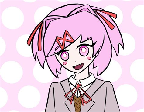 Natsuki Redraw Of An Old Piece I Did Rddlc