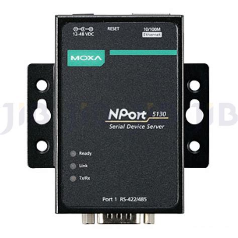 MOXA ตวแปลงสญญาณซเรยลพอรต DEVICE SERVER NPORT5130 SERIAL PORT 1 PORT RS 422 485