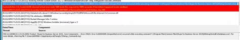 skype for business edge server deployment error returned while