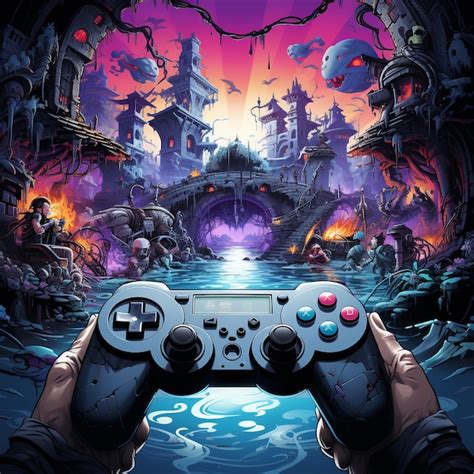 Premium Ai Image Game Console Controller
