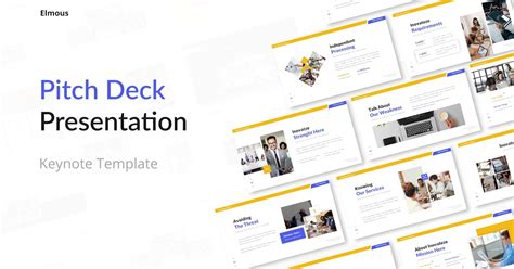 Шаблон презентации Pitch Deck Keynote Шаблоны презентаций Включая