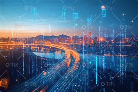 3d渲染ai数字艺术 城市3d渲染现代科技风格城市夜景高速公路繁忙景象插画 Ai图片免费下载 Png格式 4032像素 编号71328128 千图网