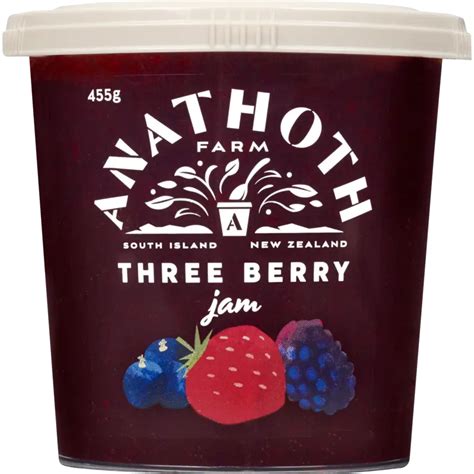 Shop Three Berry Jam Anathoth Farm