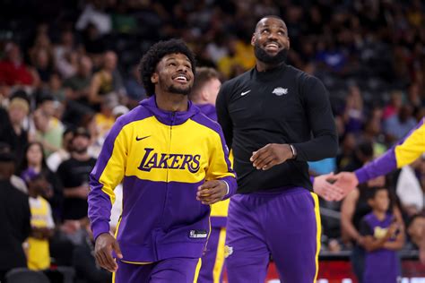 Lebron James Hazes Bronny In Must See Video Ahead Of Lakers Debut