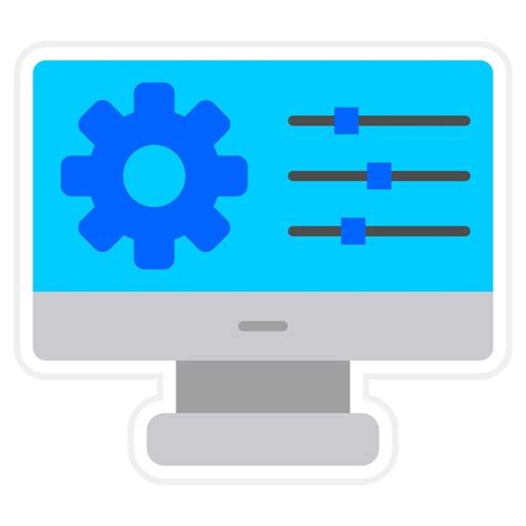 Premium Vector Configuration Icon