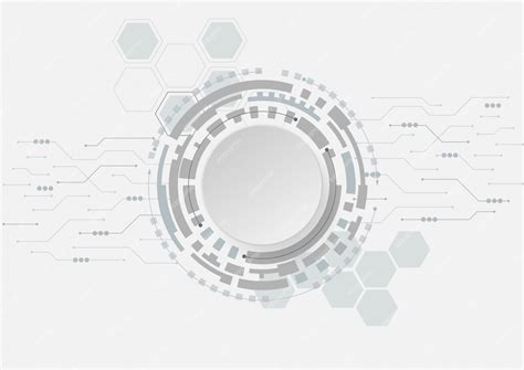 Premium Vector Technology Sci Fi Background Hi Tech Concept