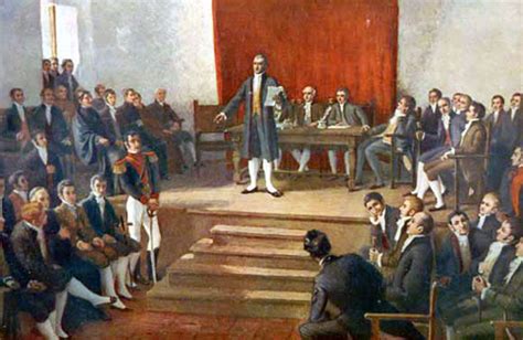 Chile Sesión inaugural del primer Congreso Nacional 1811