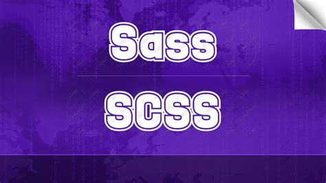 sass scss는 무엇일까