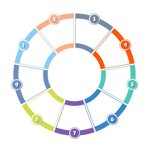 Infographic With 9 Steps Process Or Options 18982158 PNG