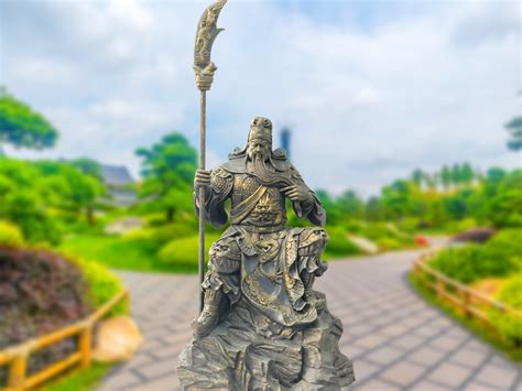 关羽主题雕塑东汉末年名将 Z464409220 站酷ZCOOL