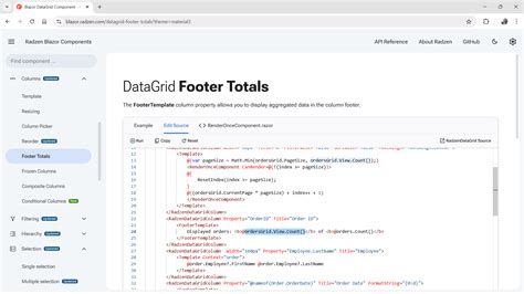 Select All Filtered Row Radzenblazor Components Radzen