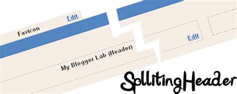 Splitting Your Header Section Into Two Different Parts In Blogger My Blogger Lab
