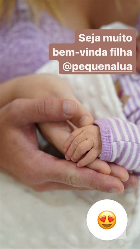 Nasce Lua Primeira Filha De Viih Tube E Eliezer Veja Fotos