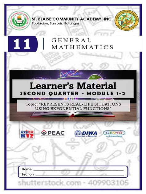 Gen Math Q2 Module 1 2 Pdf Equations Variable Mathematics