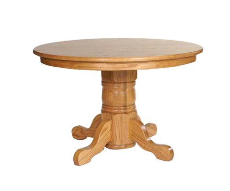 Folding Leaf Single Pedestal Table Amish Mercantile