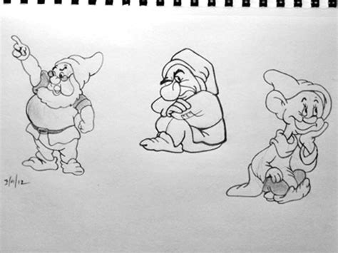 7 Dwarfs Sketch At Explore Collection Of 7 Dwarfs
