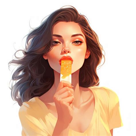 Premium Ai Image Luscious Licks A Bewitching Vector Illustration Of A