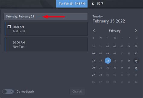 Gnome How To Make Gnome Shell Calendar Open Calendar App S Event