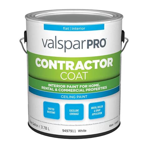 Shop Valspar Ultra Ceiling White Flat Latex Interior Paint Actual Net Contents Fluid