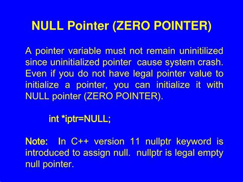 ppt pointers in c a powerful feature for memory manipulation