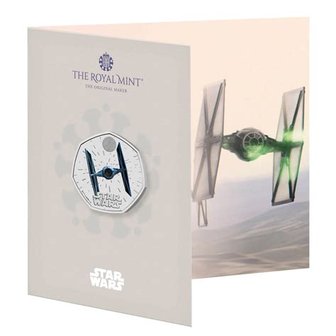 2024 50p Star Wars Tie Fighter Uk Coloured Bunc Aussie Coins And Notes
