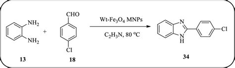 Wt‐fe3o4 Mnps Catalyzed Synthesis Of 2‐4‐chlorophenyl‐1h Benzo D