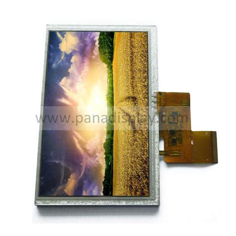 5 Inch 800 480 Resolution RGB Interface TFT LCD Display Module With Resistive Touch Screen Panel