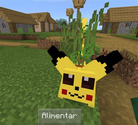 Pokecraft Evolution Minecraft PE Pikachu Addon Mod